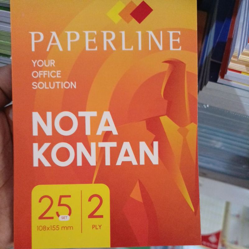 Jual (1 pcs) NOTA 2 PLY KECIL PAPERLINE SATUAN | Shopee Indonesia