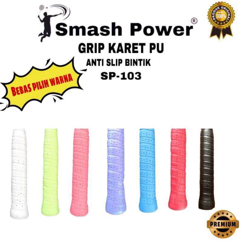 Jual GRIP RAKET BADMINTON BINTIK SMASH POWER SP-103 ORIGINAL/GRIP KARET ...