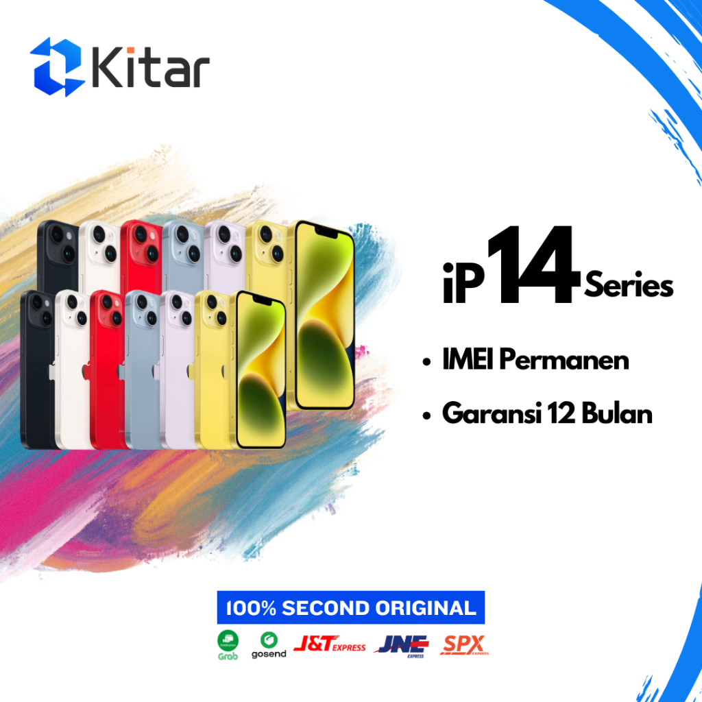 Jual IP 14 | 14 Plus Second IMEI Permanen 100% Original FULLSET 128GB ...
