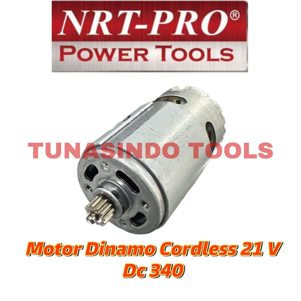 Jual Motor dinamo cordless drill 21V NRT PRO DC 340 motor bor batrei 18 ...