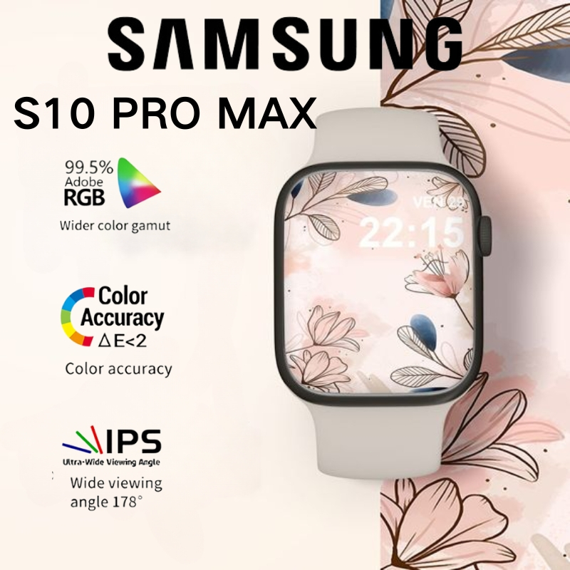 Jual 100% Asli Smartwatch S10 MAX 2.3 AMOLED layar sentuh penuh pemutar ...