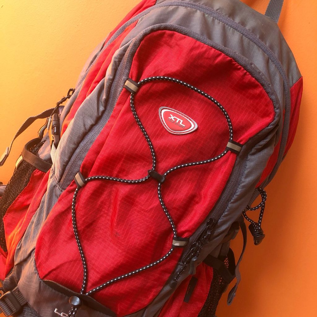 Jual Tas Lecaf Outdoor 30L Red Gray | Shopee Indonesia