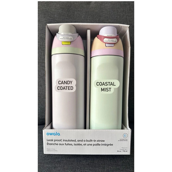 Jual READY STOCK!! Owala Freesip 24oz Candy Coated / Coastal Mist ...