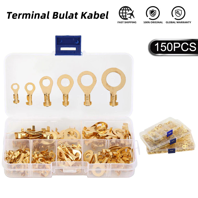 Jual TERMINAL SKUN TEMBAGA ASLI ANTI KARAT 150PCS - 6 UKURAN (M3-M10 ...