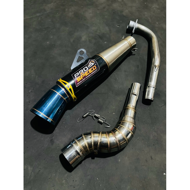 Jual Pro speed Pipe canister conical open specs exhaust pipe for Wave ...