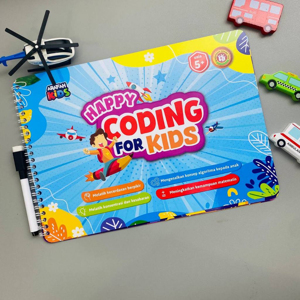 Jual [ahc] Buku Edukasi Asah Otak Anak - Happy Coding For Kids Bonus ...