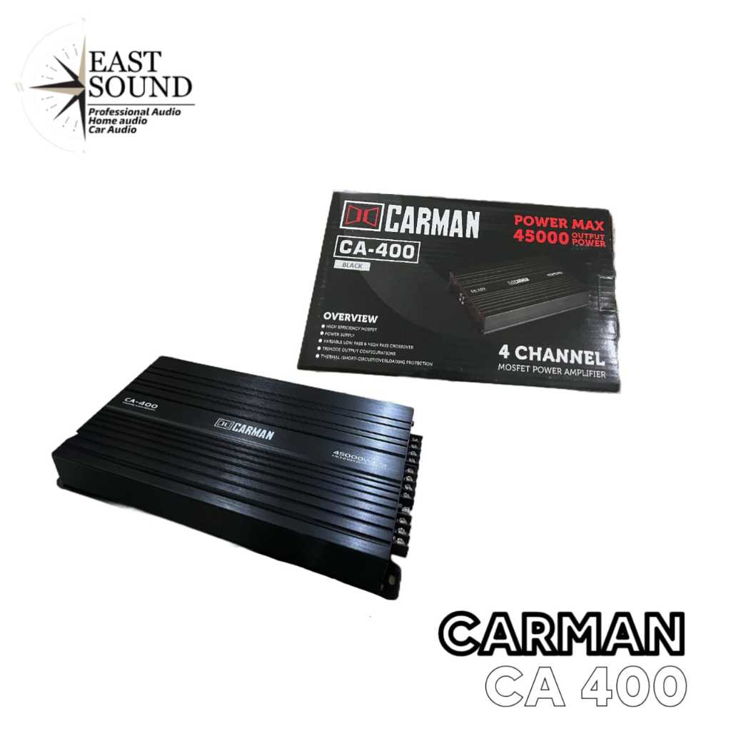 Jual Power amplifier Carman CA-400 black 45.000 Watt | Shopee Indonesia