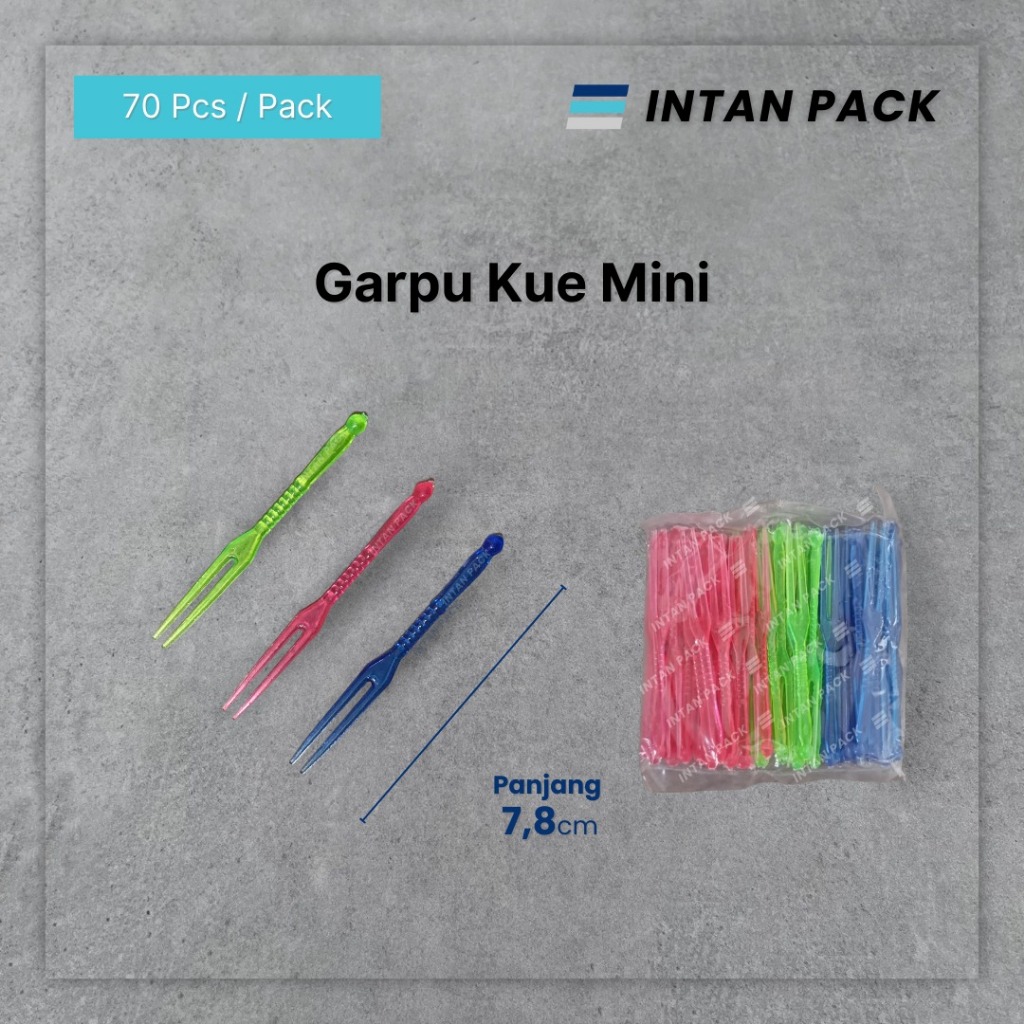Jual Garpu Plastik Mini Warna (isi 70 pcs) | Shopee Indonesia