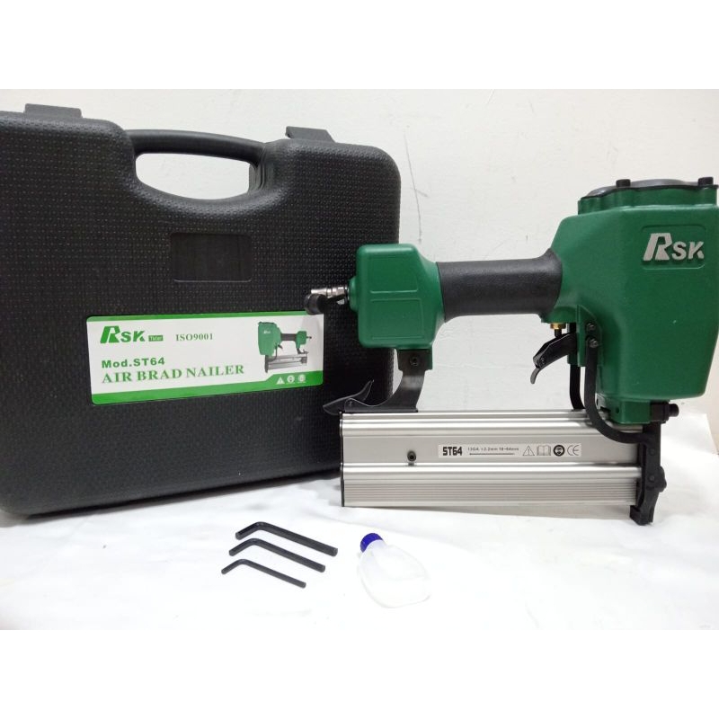 Jual AIR NAILER GUN/ALAT PAKU TEMBAK BETON merk RSK type ST64 CONCRETE STAPLES ANGIN type St64 ...