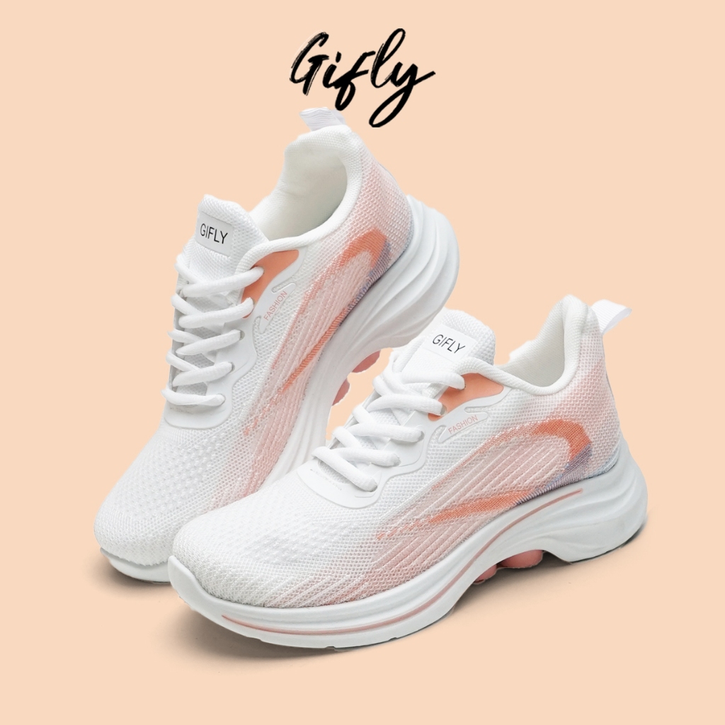 Jual GIFLY Kimli Sepatu Sneakers Wanita Sport Shoes GD015 | Shopee ...