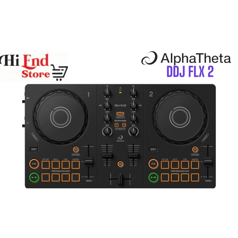 Jual ALPHA THETA PIONEER DJ FLX 2 CAMPACT 2 CHANNEL DJ CONTROLLER ...