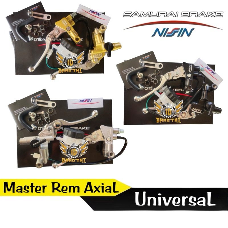 Jual Master Rem Nissin Samurai Axial Set Kiri Kanan Handle Master Rem ...