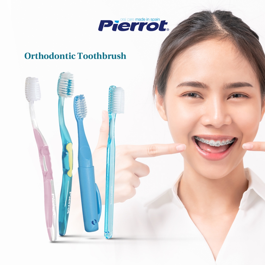 Jual Pierrot Orthodontic Toothbrush / Sikat Gigi Behel Kawat Gigi Ortho ...