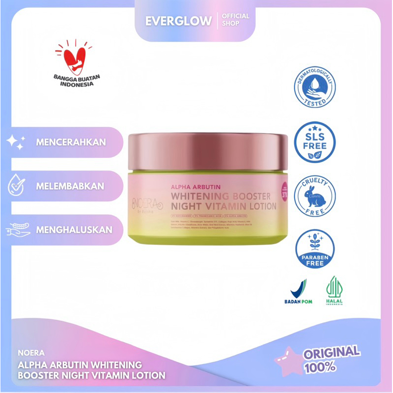Jual Noera Whitening Booster Night Vitamin Lotion | Whitening Lotion ...