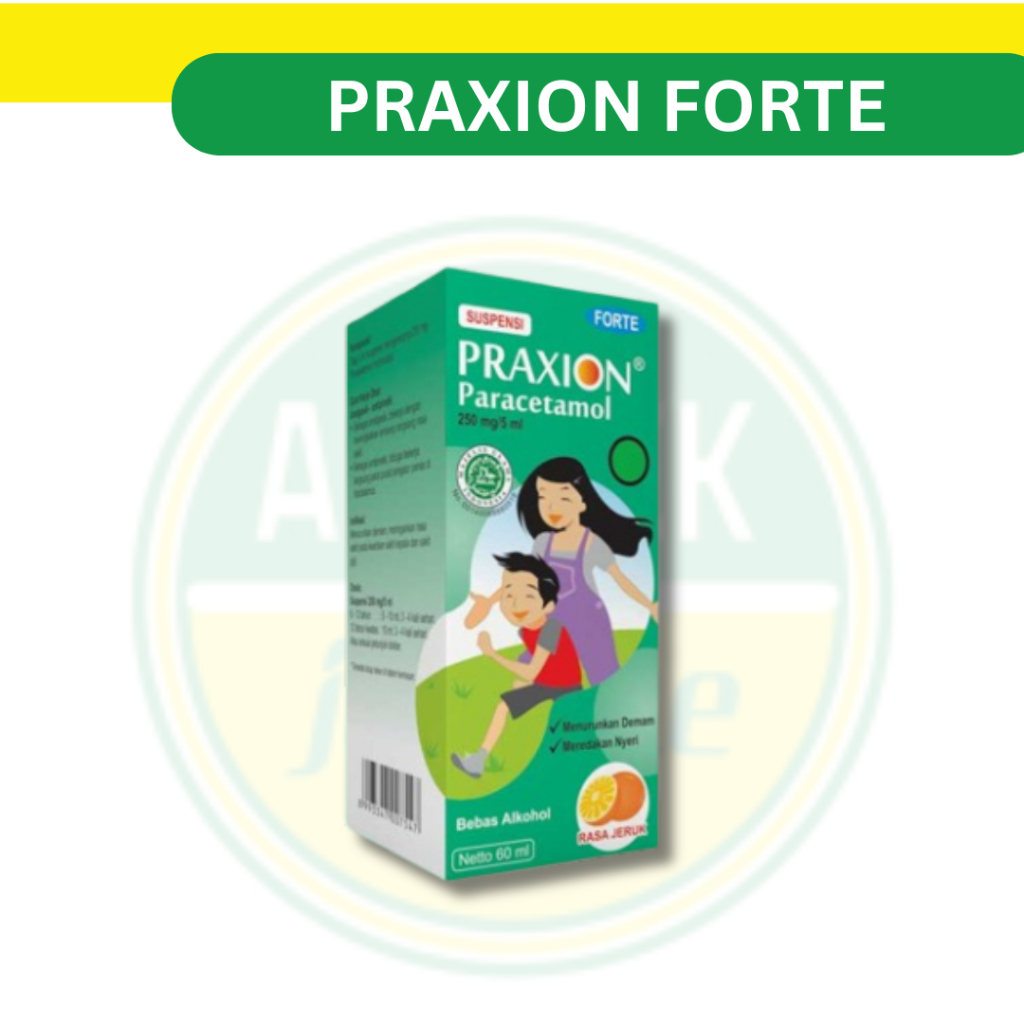 Jual Praxion FORTE Paracetamol 250 mg 60 ml | Shopee Indonesia
