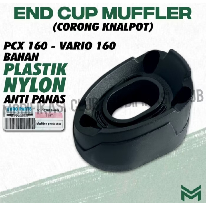 Jual CORONG KNALPOT ANTI PANAS END MUFFLER END CUP VARIO 160 CBS ABS ...