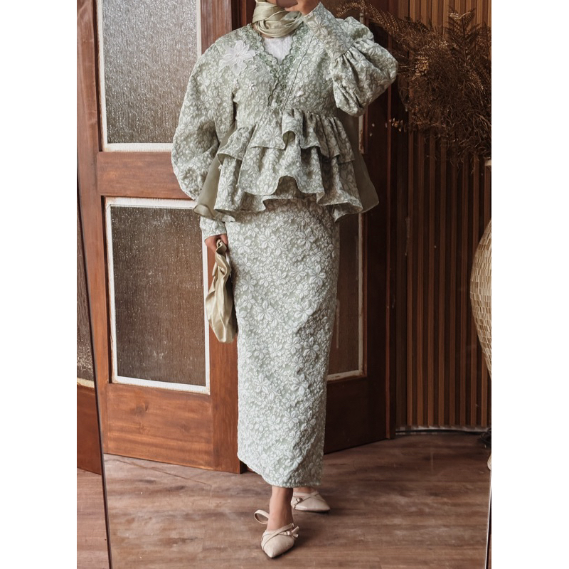 Jual Beachylooks one set melayu baju kurung kayala outfit lebaran baju ...