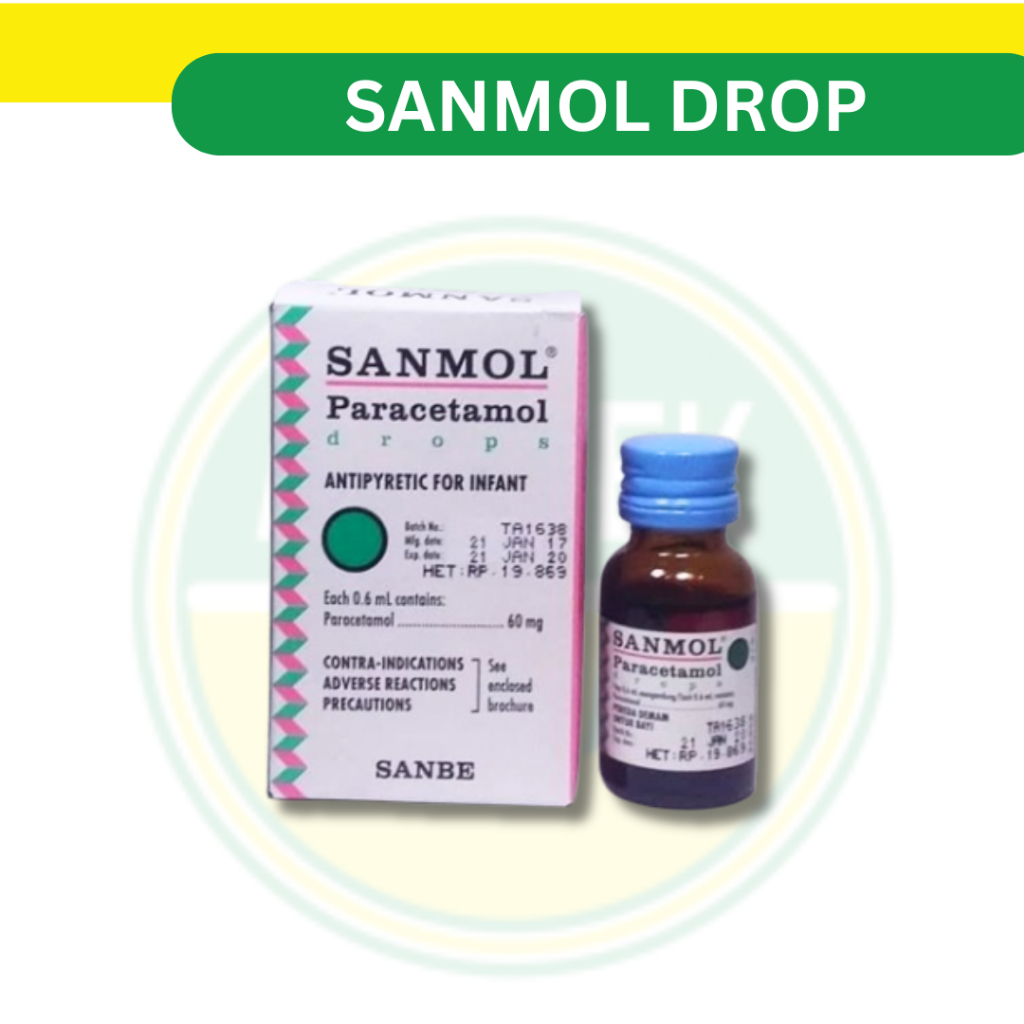 Jual Sanmol Drop 15ml 60mg/0.6ml | Shopee Indonesia
