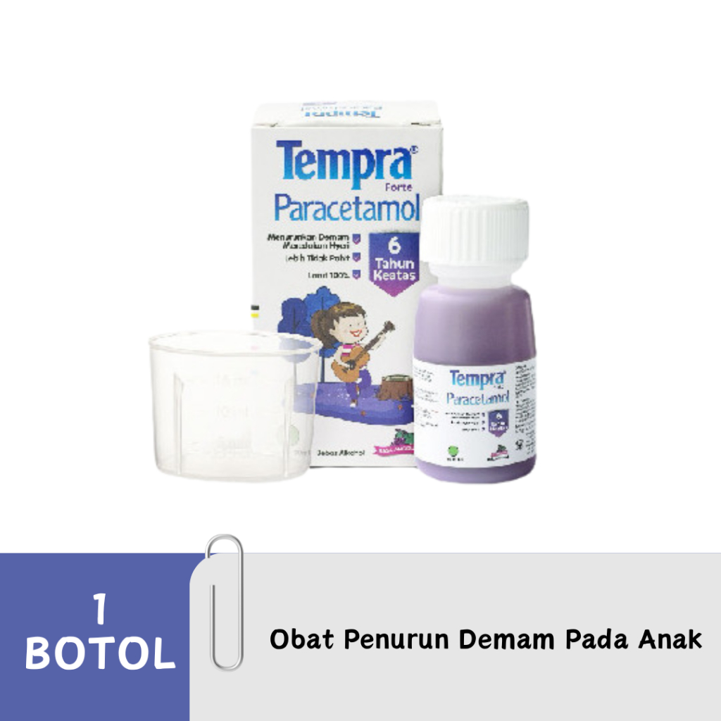 Jual Tempra Forte Sirup Rasa Anggur 60 ml - Untuk Anak Usia 6 Tahun ...