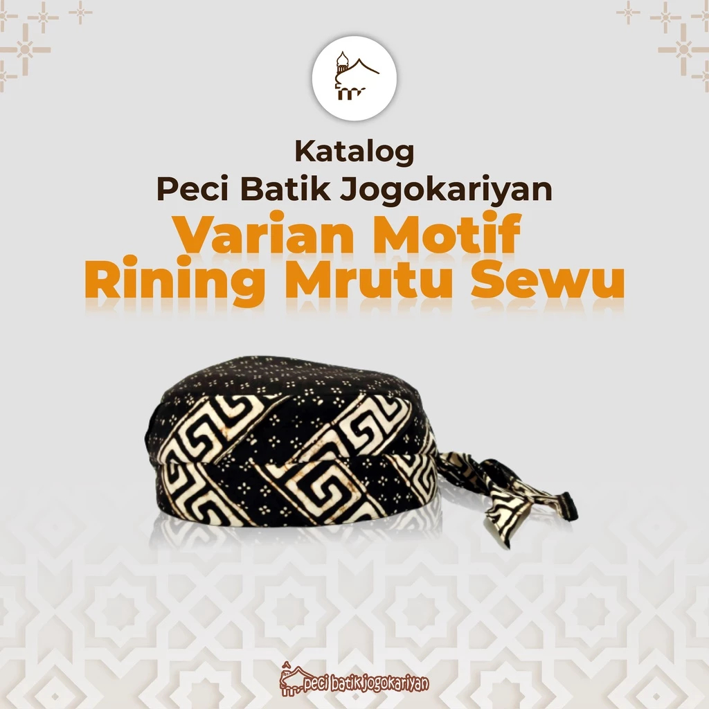 Jual Peci Batik Jogokariyan Motif Rining Mrutu Sewu | Shopee Indonesia