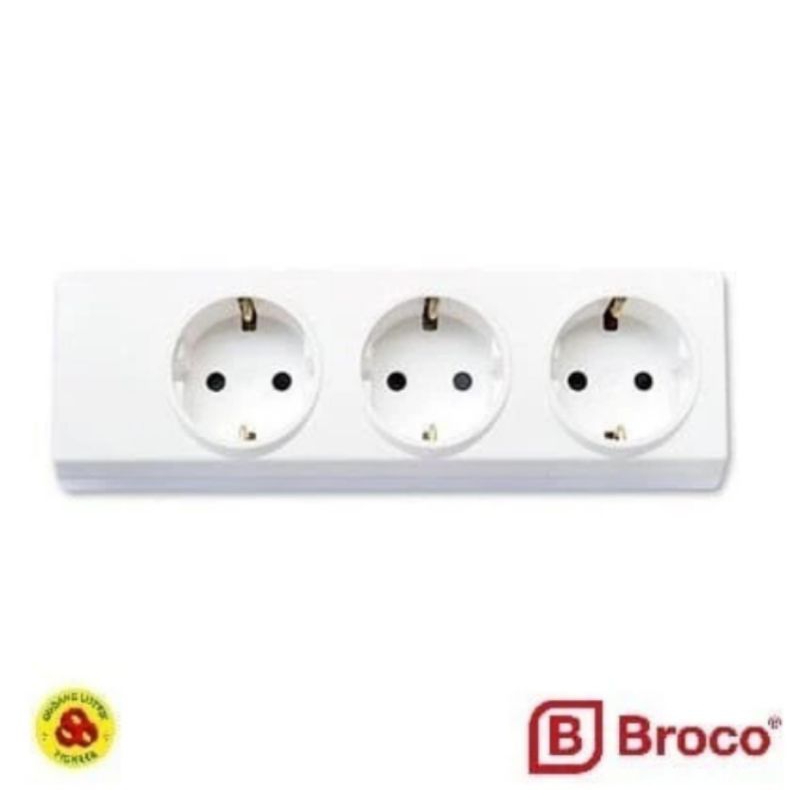 Jual terminal 3 colokan broco ncp | Shopee Indonesia