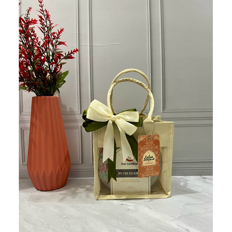 Jual Hampers Regular Ina Cookies Tas Kanvas | Shopee Indonesia