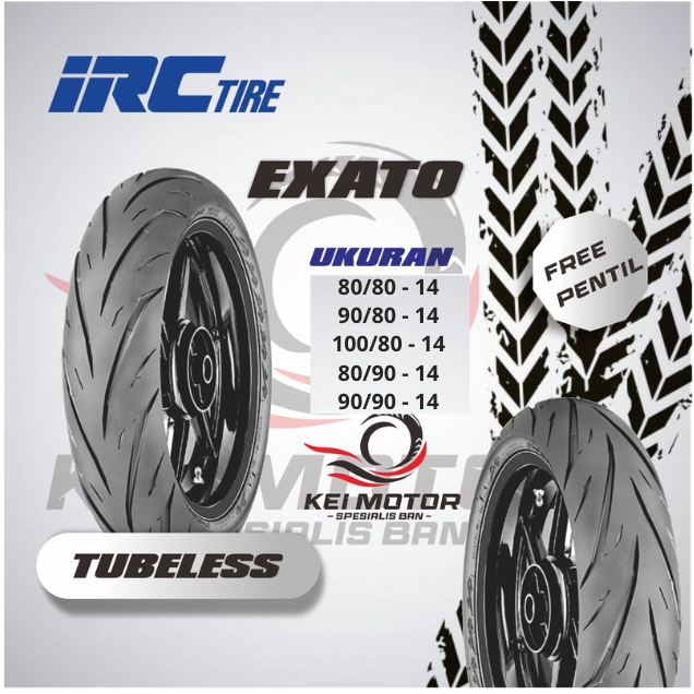 Jual BAN MOTOR IRC EXATO NR88 RING 14 70/80-14 80/80-14 90/80-14 80/90 ...