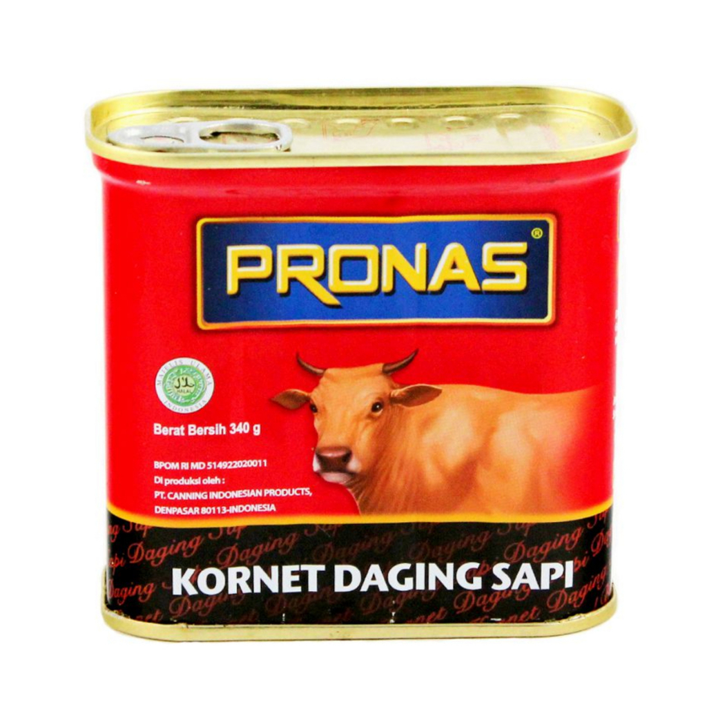 Jual kornet pronas sapi berat 340 gr | Shopee Indonesia