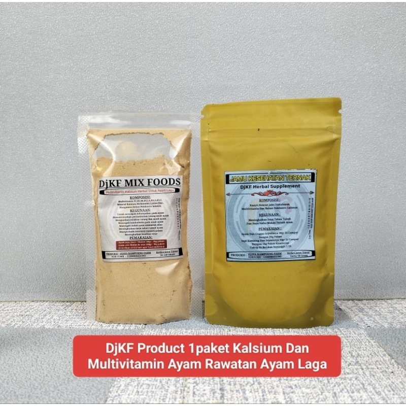 Jual Herbal Multivitamin Kalsium Ayam Aduan - Jamu Ternak DjKF Product ...