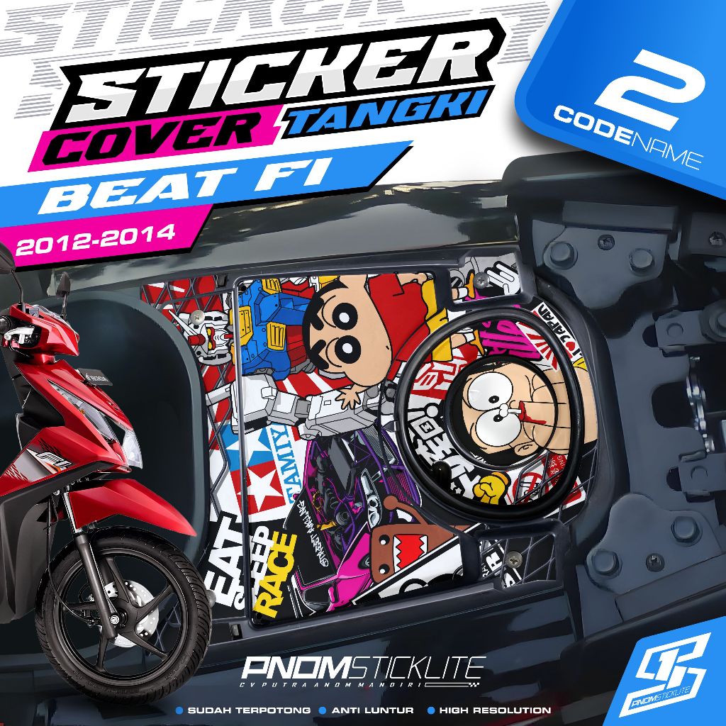 Jual STICKER TANGKI BEAT Fi 2012 2013 2014 2015 STIKER DECAL TANGKI ...