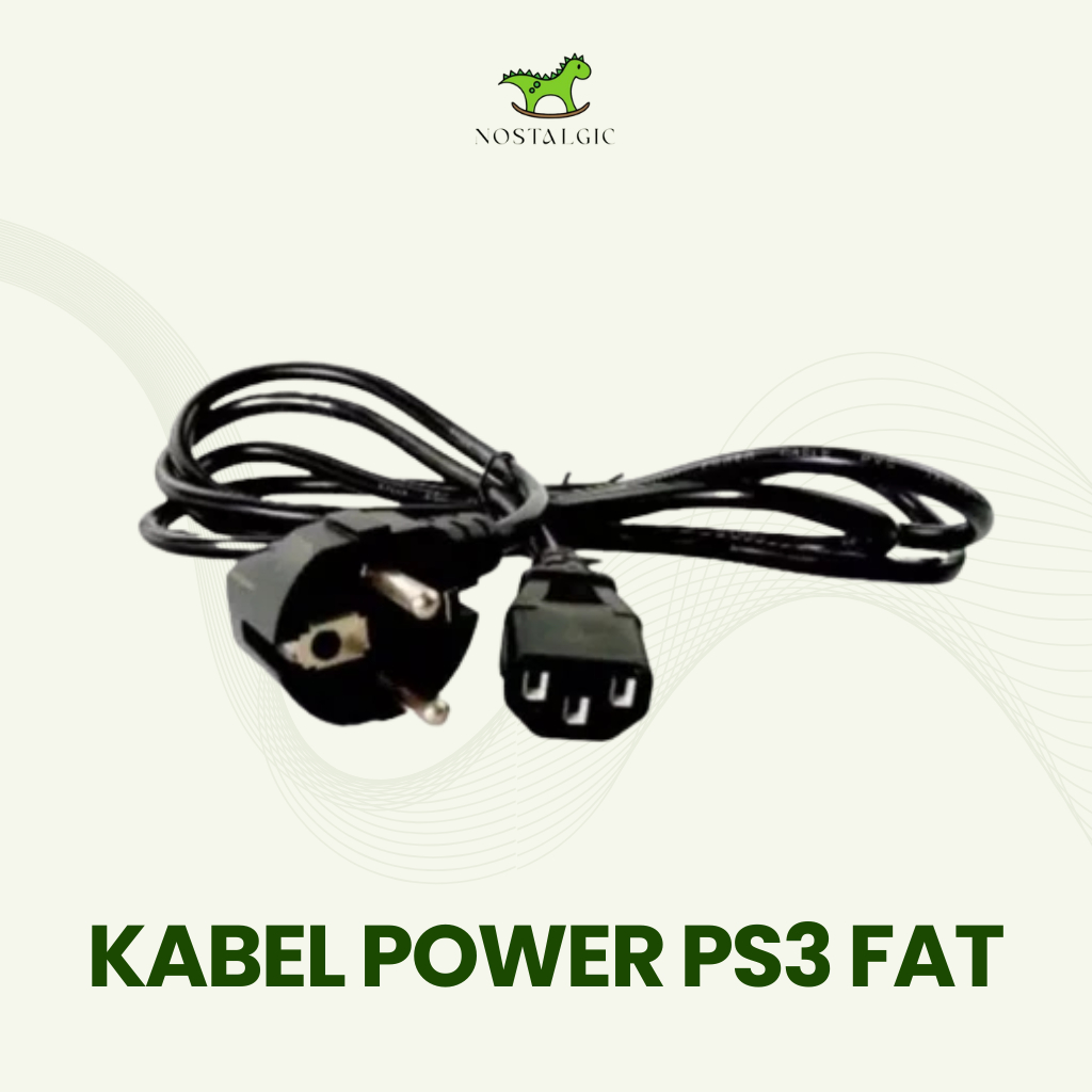 Jual Kabel Power PS3 Fat Kabel Power PC | Shopee Indonesia
