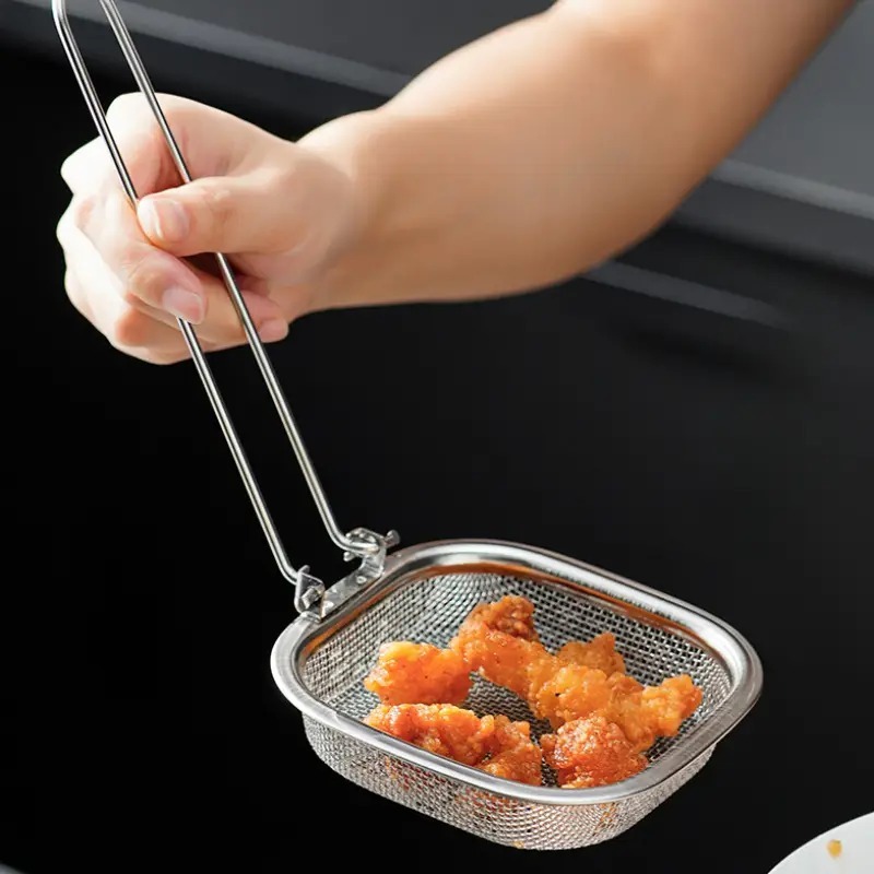 Jual Saringan Jaring gorengan kentang Fried basket Keranjang Holder ...