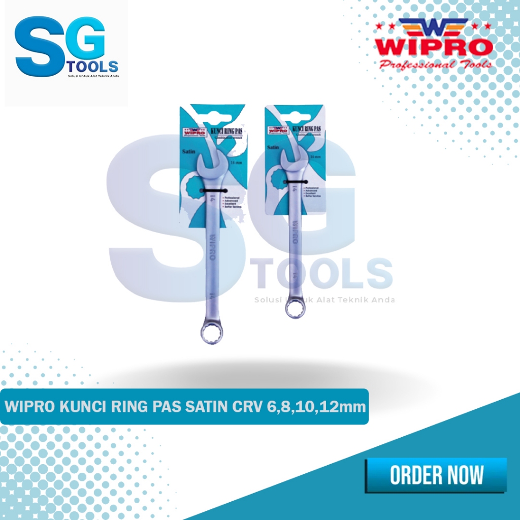 Jual Wipro Kunci Ring Pas Satin 6mm, 7mm, 8mm, 9mm, 10mm, 11mm, 12mm ...