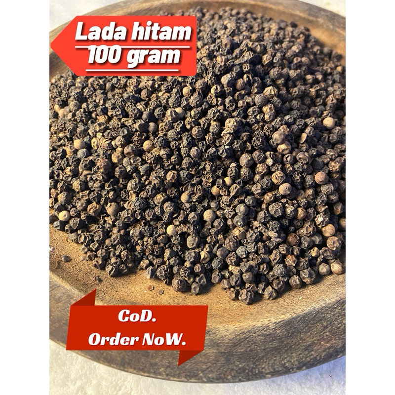 Jual Lada hitam 100gr / black papper / bumbu / rempah | Shopee Indonesia