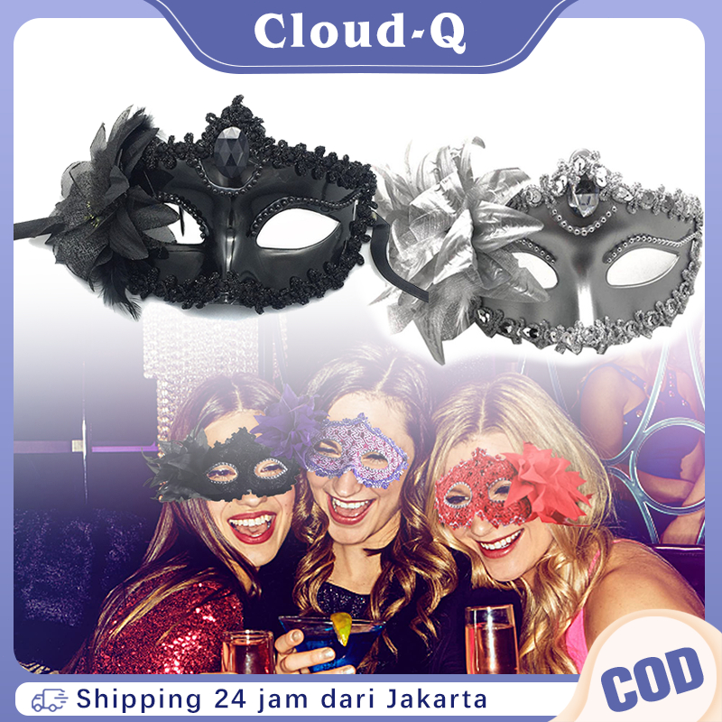 Jual Topeng Pesta Party Mask Topeng Pria Wanita Venetian Masquerade ...