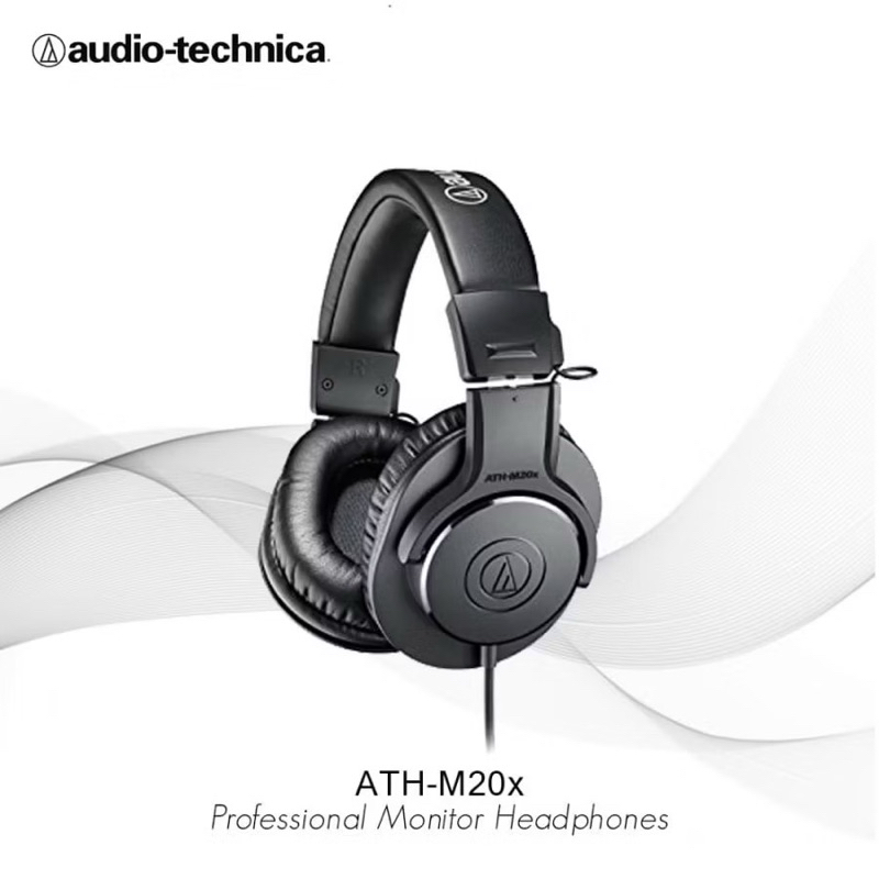 Jual Audio Technica ATH-M20X / ATH M20x / ATH-M20X Professional Monitoring Headphones - Wired ...