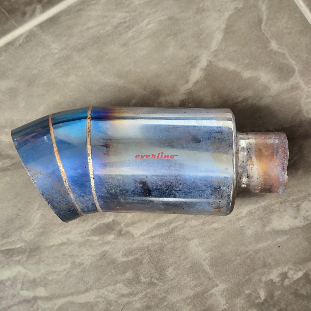 Jual bekas tailpipe tail pipe knalpot muffler tip burn universal racing ...