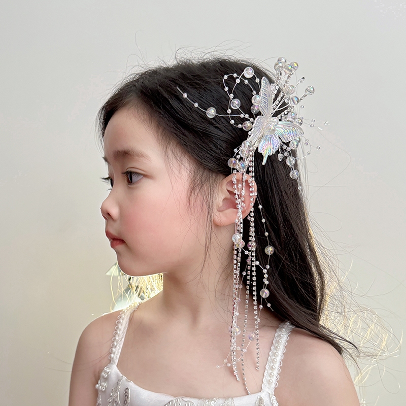 Jual COD Headpiece Permata Kristal Model Kupu-Kupu Klip Rambut Tinggi ...