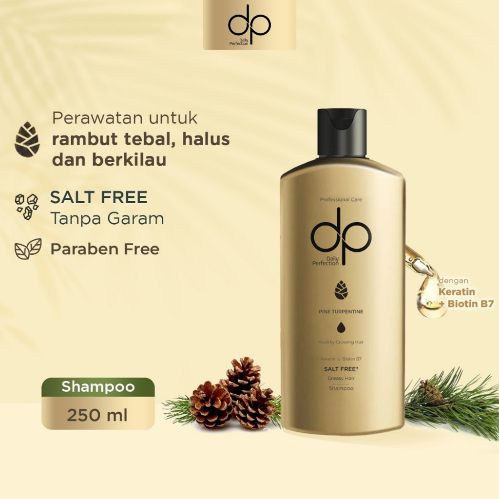 Jual DP Daily Perfection Shampoo Pine Turpentine Healthy Growing 250 ml ...