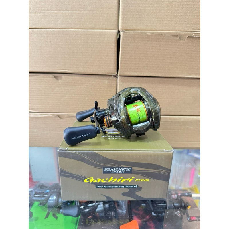 Jual Reel Casting / BC Seahawk Gachiri 103HSL Bonus PE Gachiri 20lb ...