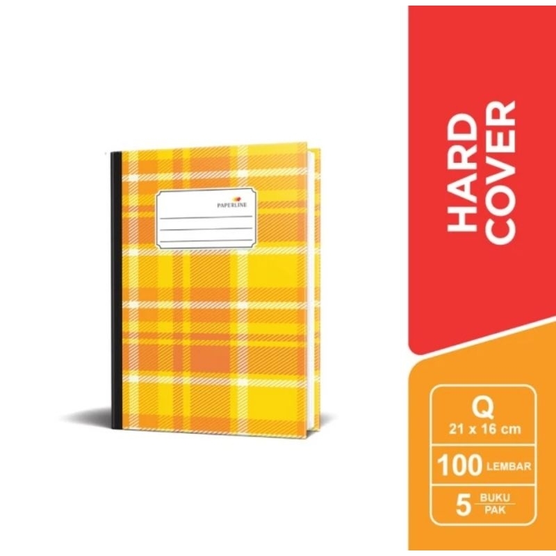 Jual Paperline Hard Cover Buku Catatan Q Isi 100 Lembar | Shopee Indonesia