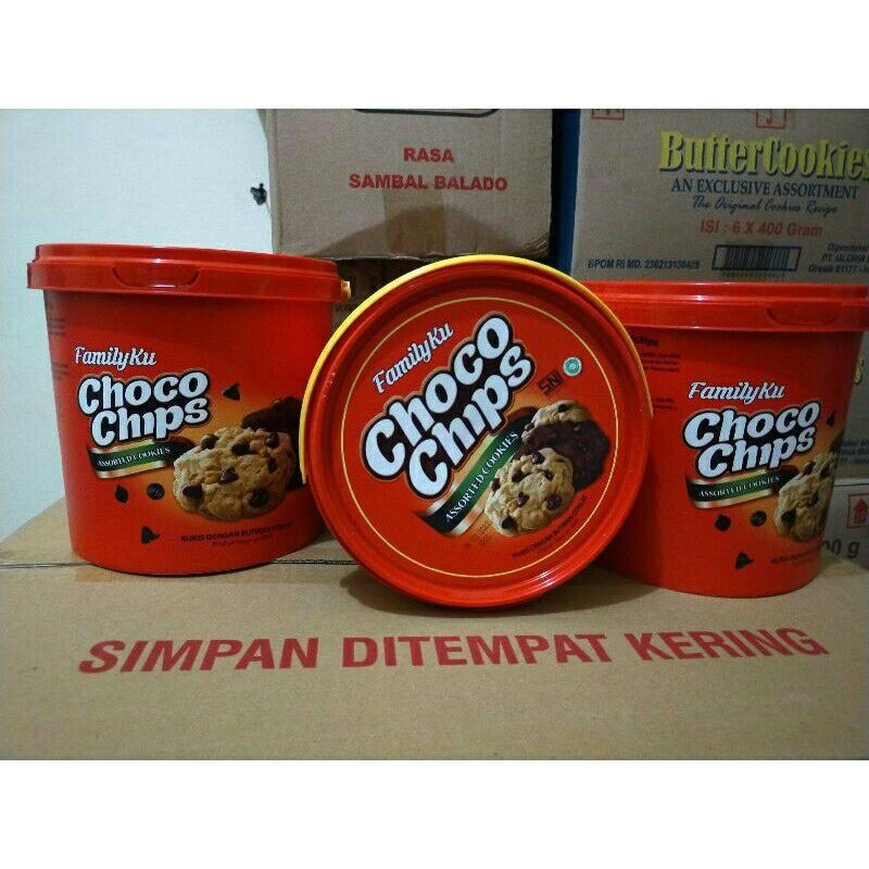 Jual 1 Dus isi 6 toples Choco chips Familyku | Shopee Indonesia