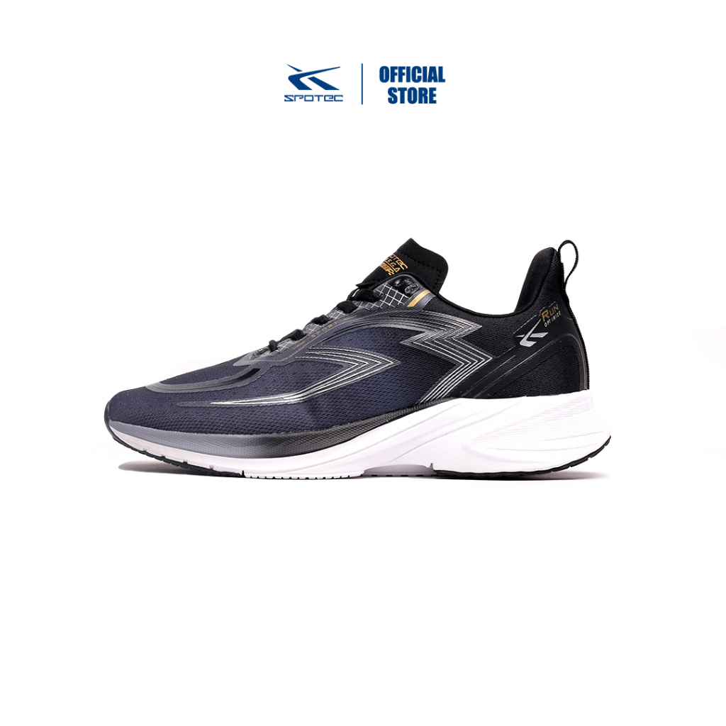 Jual Spotec Running Omega Sepatu Lari Pria Wanita - Hitam Putih ...