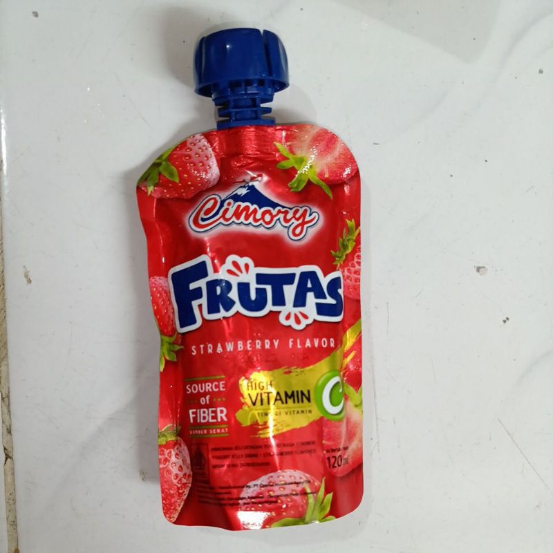 Jual Cimory frutas yogurt jelly drink strawberry 120ml | Shopee Indonesia