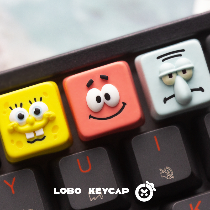 Jual SpongeBob SquarePants Patrick Mechanical keyboard keycaps ...