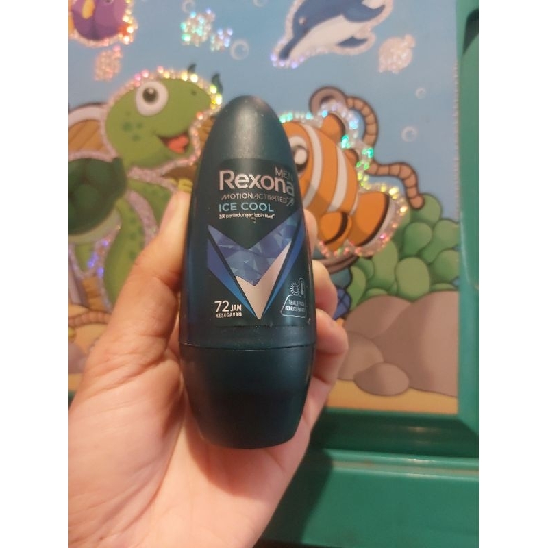 Jual Rexona Men Anti-Perspirant Deodorant Roll On Ice Cool 45Ml | Shopee Indonesia