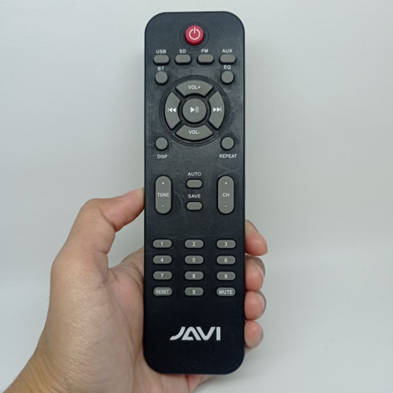Jual Remote TV Audio Player Original Bergaransi JAVI (ii) | Shopee ...
