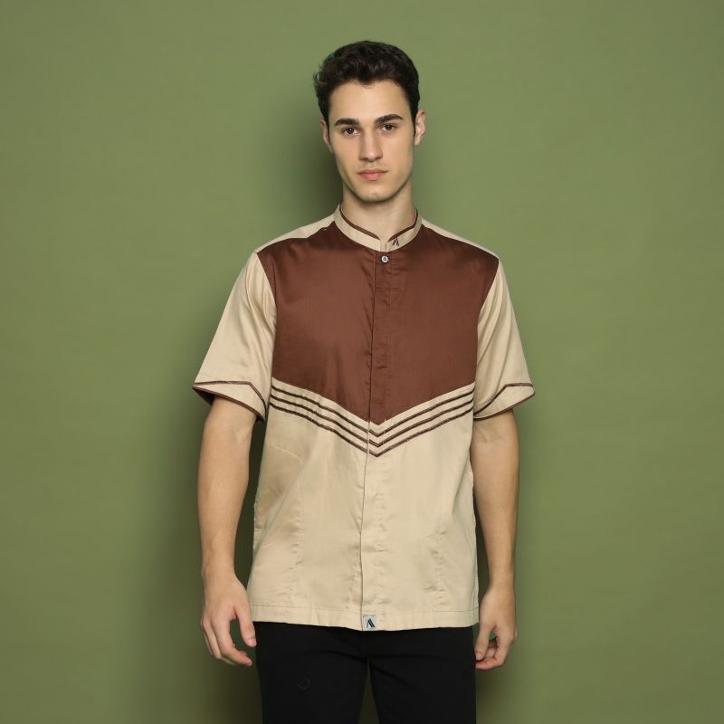 Jual baju koko alachwan SAGA BROWN SCOUT bisa couple ayah dan anak ...