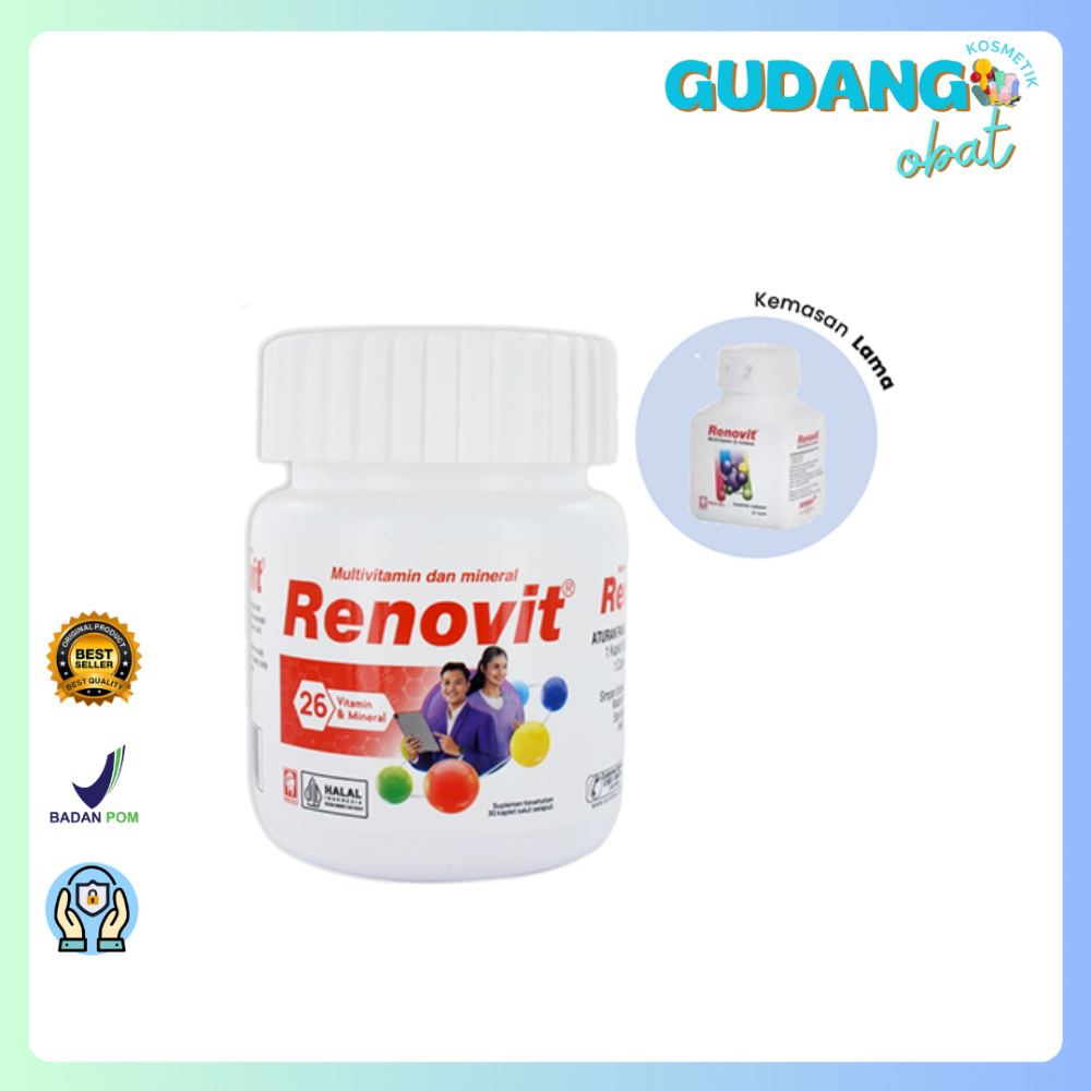 Jual Renovit 30s - Multivitamin Dan Mineral Vitamin Capek Capek ...