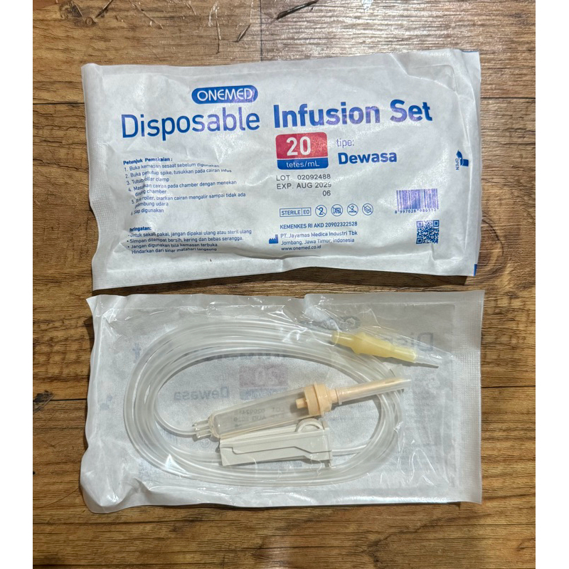 Jual onemed disposable infusion set dewasa | Shopee Indonesia